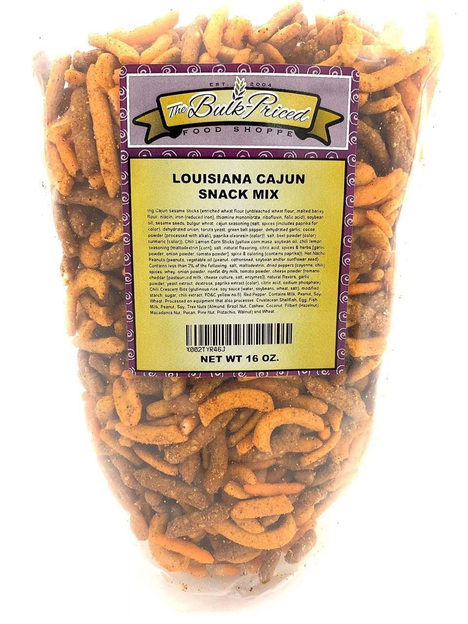 Louisiana Cajun Snack Mix, YYF14 Bulk Size, (1 lb. Resealable Zip Lock ...