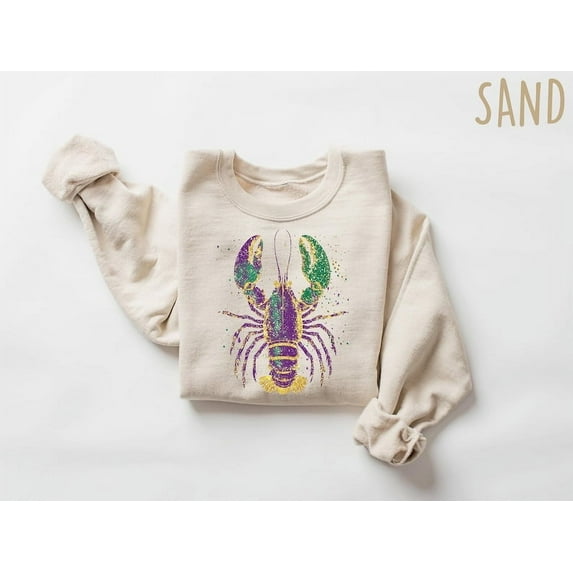 Louisiana Crawfish Shirt, Mardi Gras Crawfish Sweatshirt, Mardi Gras ...