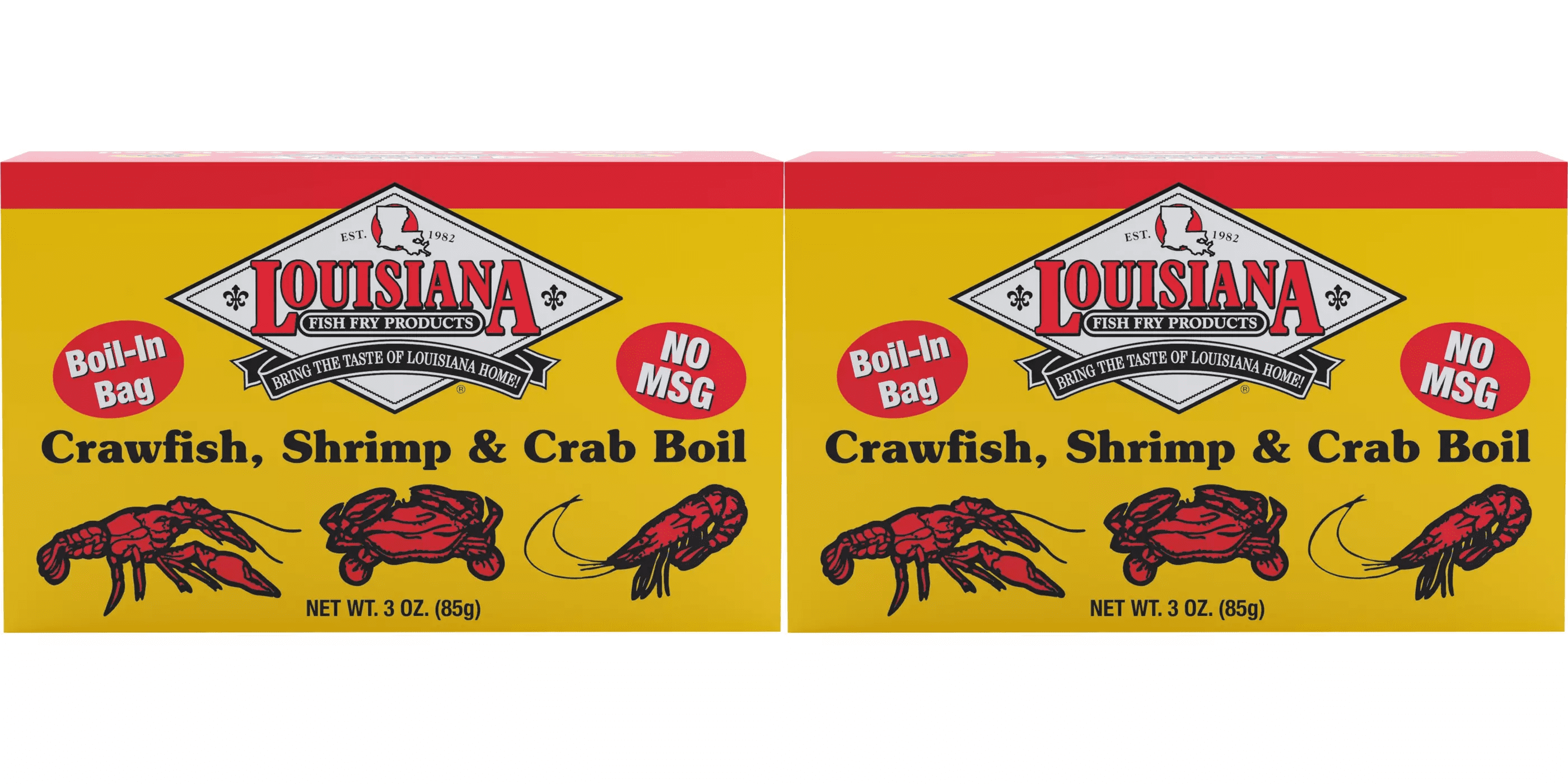 Louisiana Crawfish Shrimp and Crab Boil 3 oz Pack of 2 - Crawfish ...
