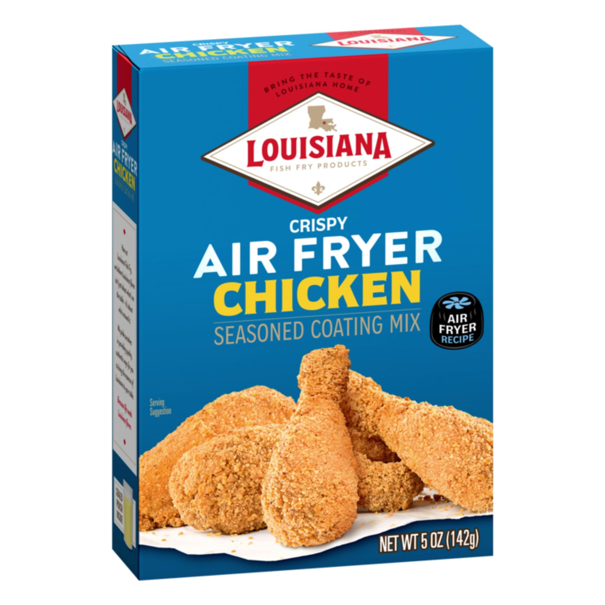 Louisiana Fish Fry Air DEF29 Fryer Chicken Seasoned Coating Mix - 5 Oz ...
