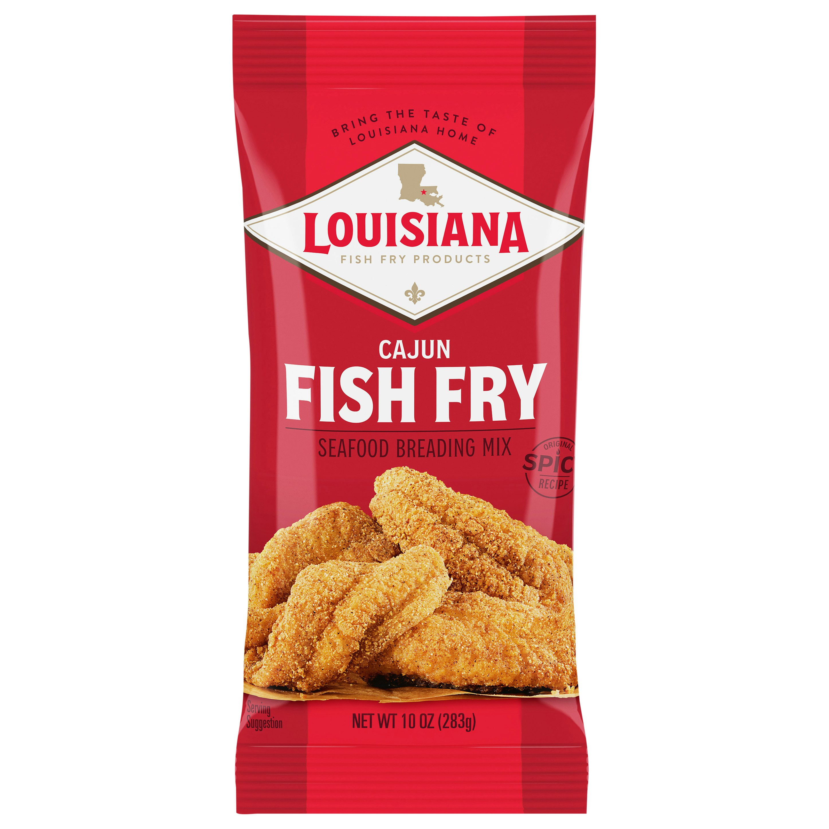 Louisiana Fish Fry Cajun Fish Fry 10 oz (Pack Of 12) - Walmart.com