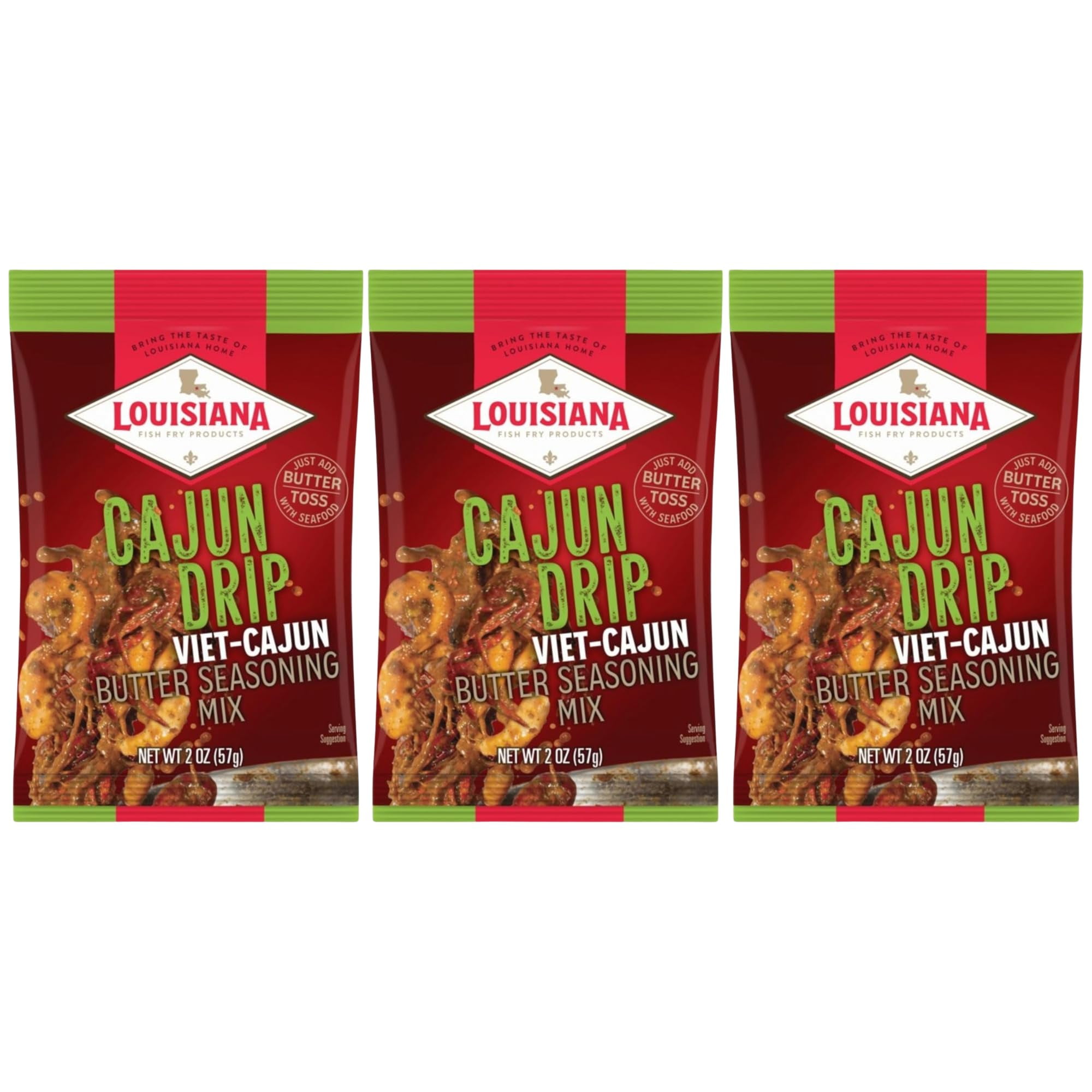 Louisiana Fish Fry Cajun TGF4 Drip Viet-Cajun Seasoning Sauce for ...