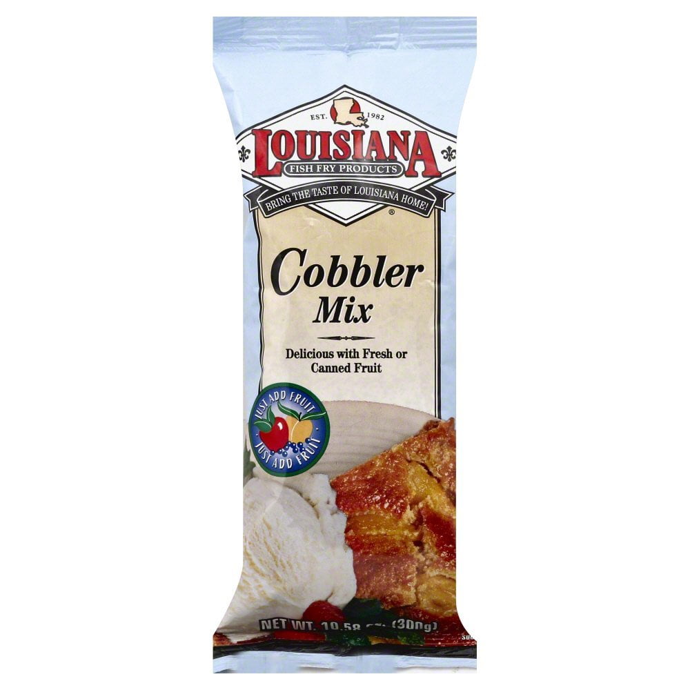 Louisiana Fish Fry Cobbler Mix 10.58 oz - Pack of 2 - Walmart.com