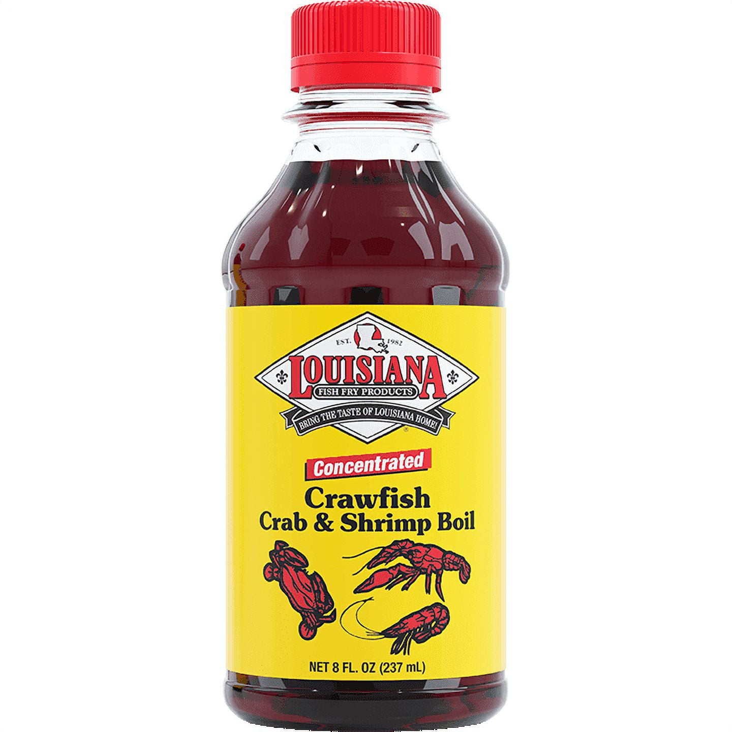 Louisiana Fish Fry Seafood Liquid, Concentrated Crawfish Crab & Shrimp ...
