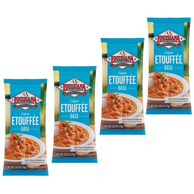 Louisiana Cajun Shrimp Seafood Etouffee Mix 2.65 oz - Pack of 4 ...