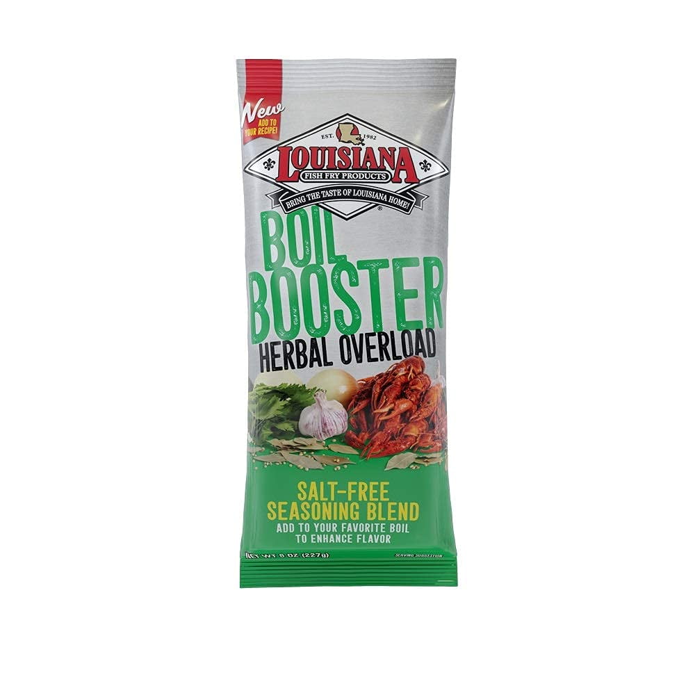 Louisiana Fish Fry, Herbal MSF2 Overload Boil Booster, 8 oz (Pack of 1 ...