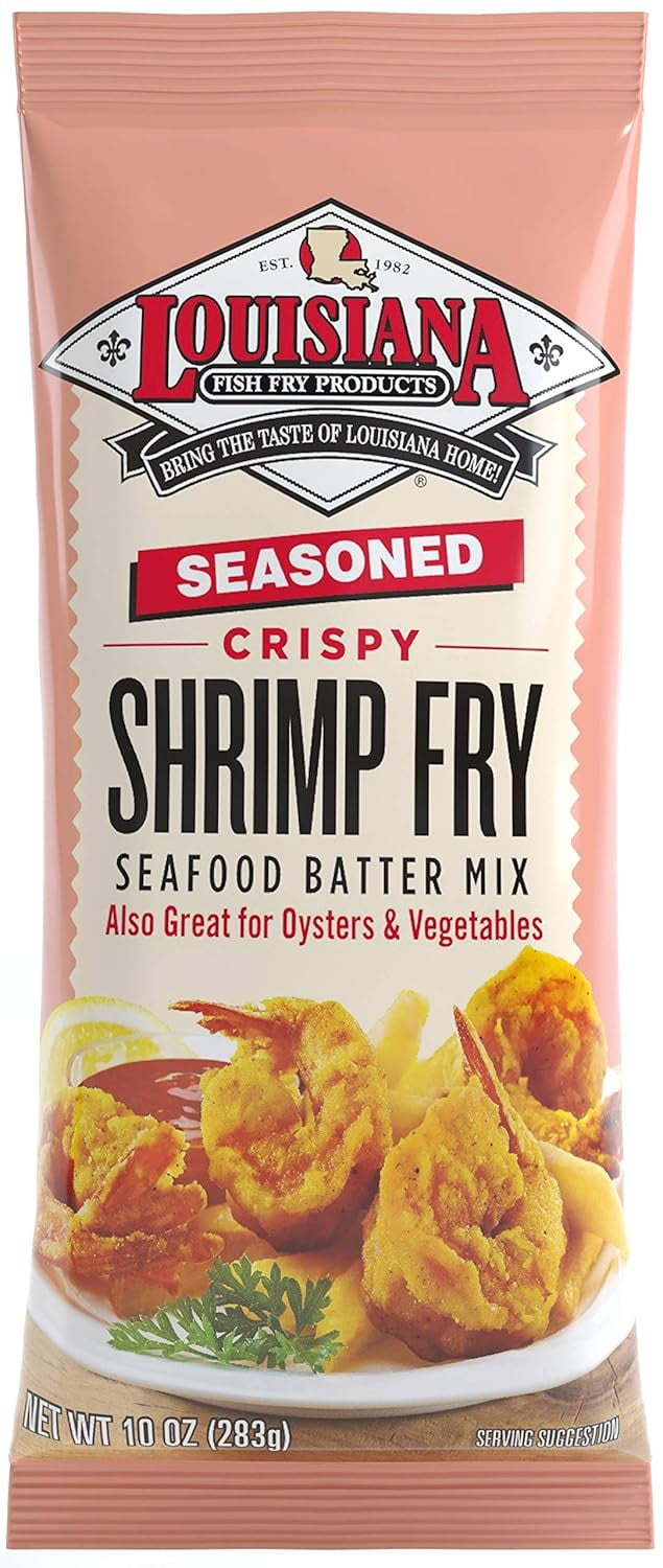 Louisiana Fish Fry Mix Shrimp Fry 10 oz (Pack of 12) - Walmart.com