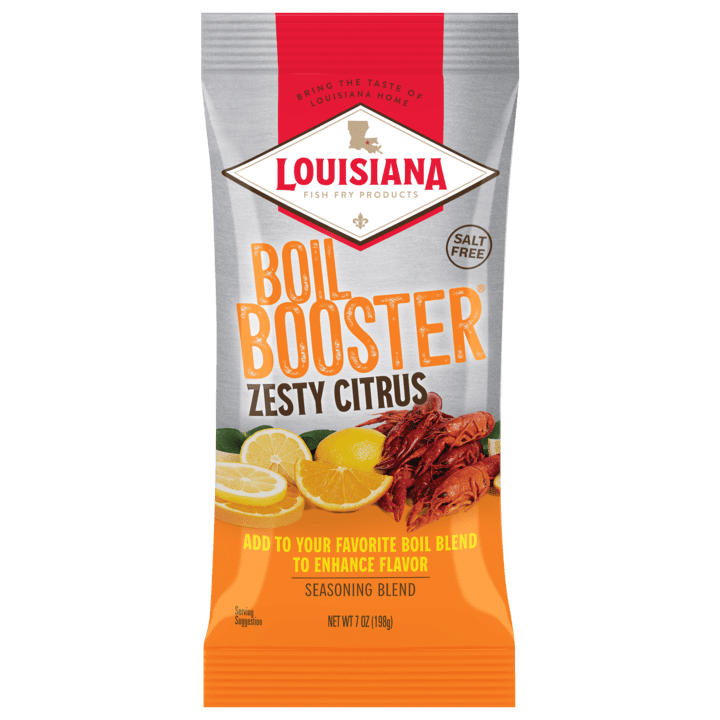 Louisiana Fish Fry Zesty Citrus Boil Booster 7 oz Bag for Seafood Boil ...