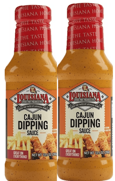 Louisiana Fish Fry Products Cajun Dipping Sauce 10.5 Ounce Bottle. Dip ...