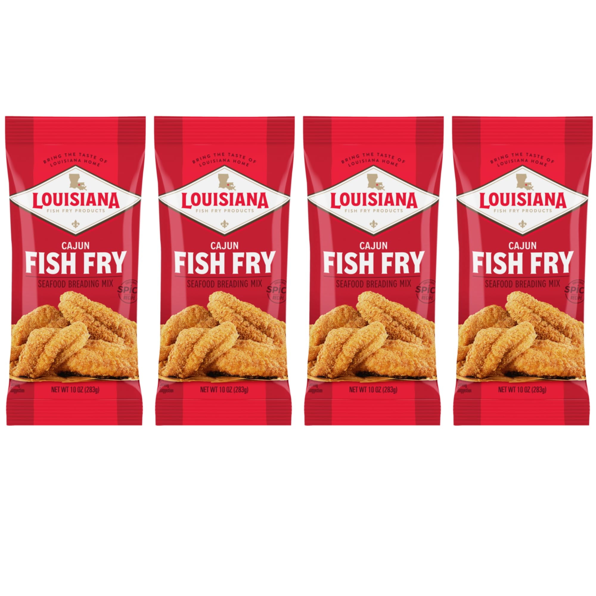 Louisiana Fish Fry Products Cajun Fry, 10 oz (Pack of 4) C10 - Walmart.com