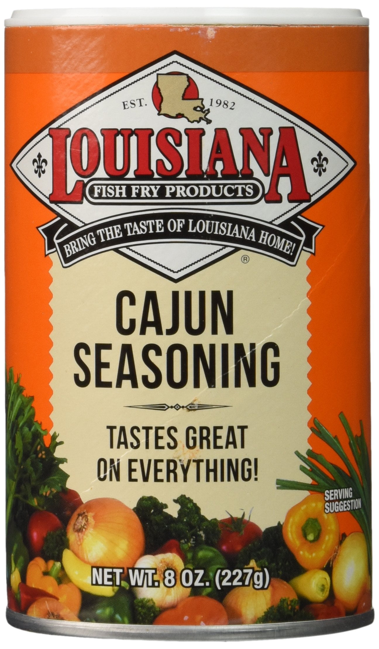 Louisiana Fish Fry Products Cajun Seasoning, 8-Ounce Shakers (Pack of ...