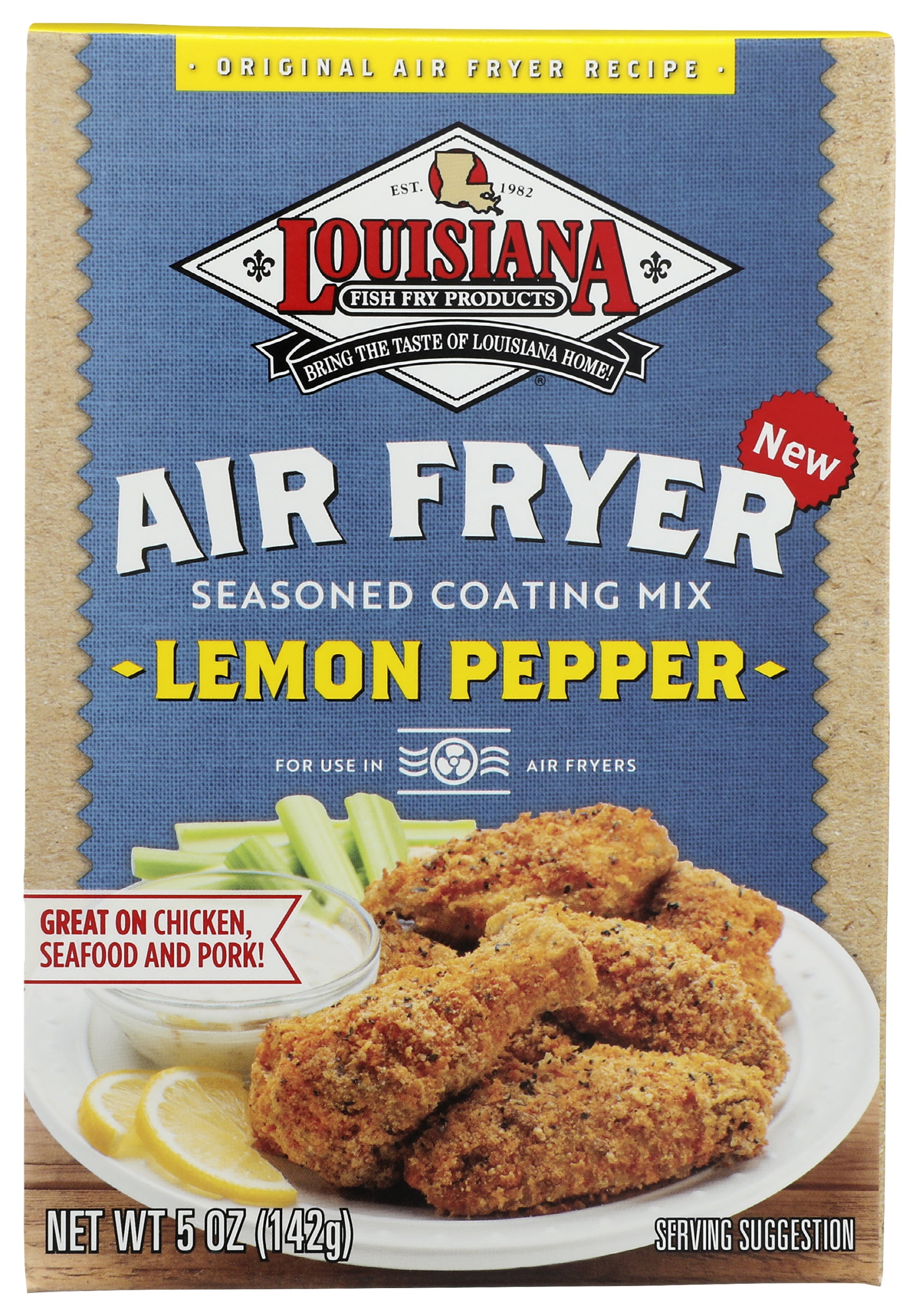 Louisiana Fish Fry Products Mix Coating Lmn Pepper 5 Ounce (Pack Of 6 ...