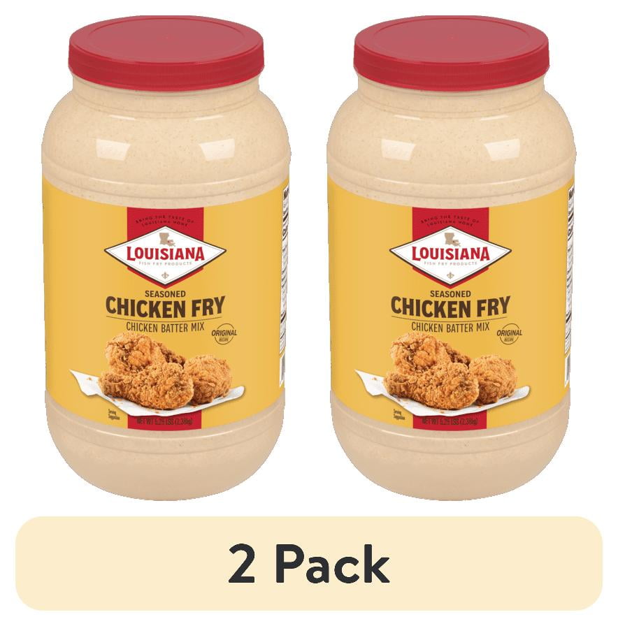 (2 pack) Louisiana Fish Fry Products Seasoned Crispy Chicken Fry ...