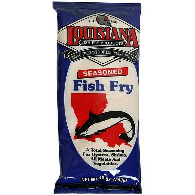 Louisiana Fish Fry Products Seasoned Fish Fry, 10 oz (Pack of 12 ...