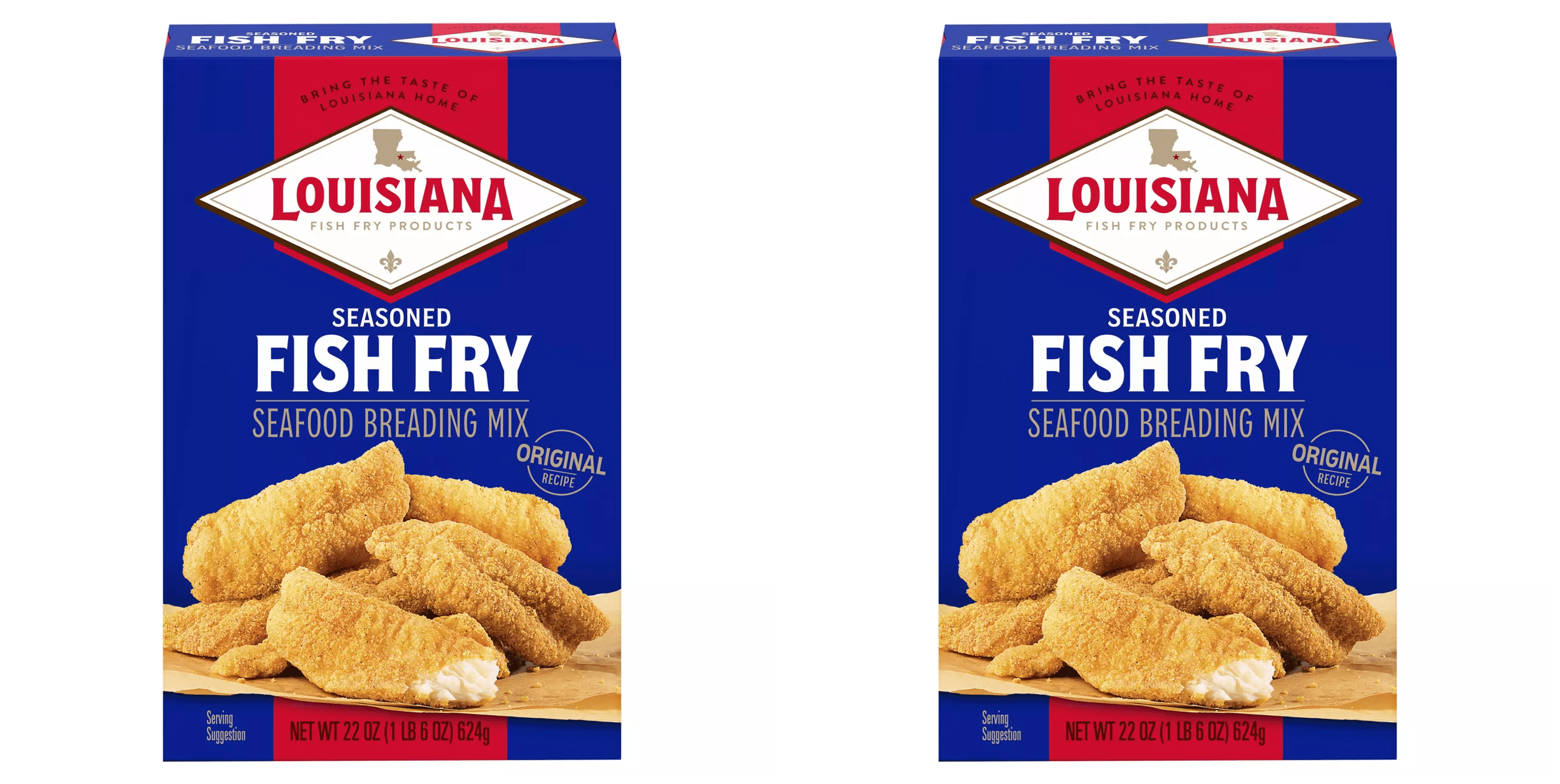 Louisiana Fish Fry Products Seasoned Fish Fry 22 oz Pack of 2 ...