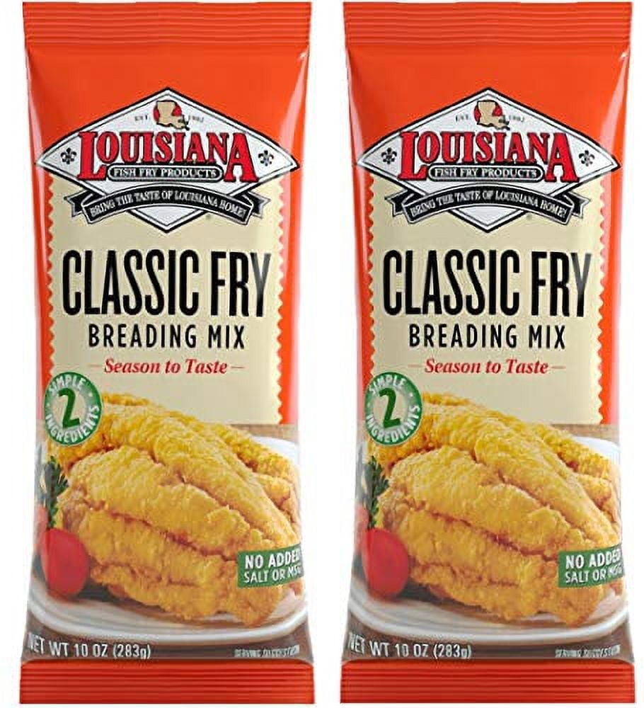 Louisiana Fish Fry Products Unseasoned Classic Fry Seafood Breading Mix ...