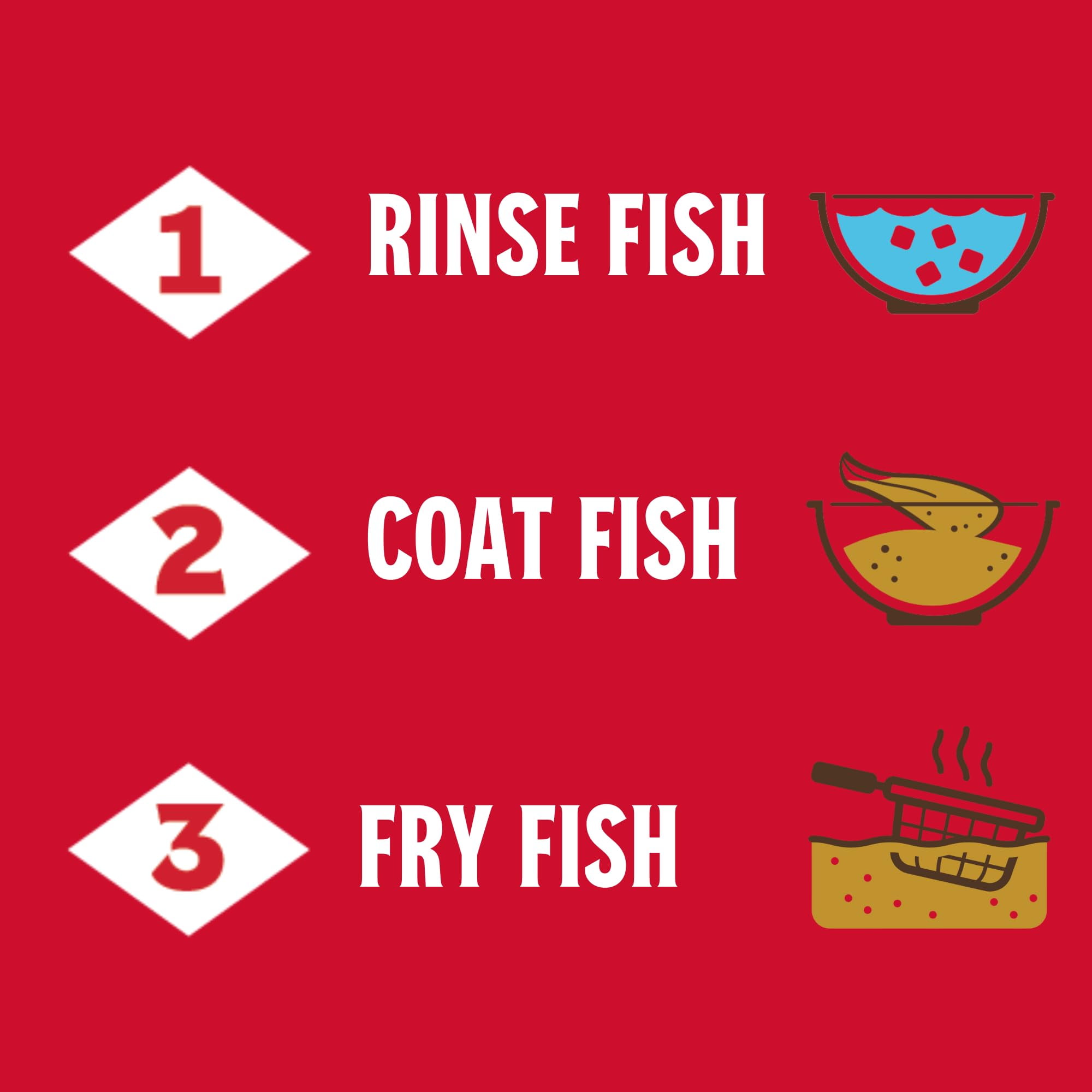 Louisiana Fish Fry SCH4 Seasoned Fish Fry Seafood Breading Mix 2.88 ...