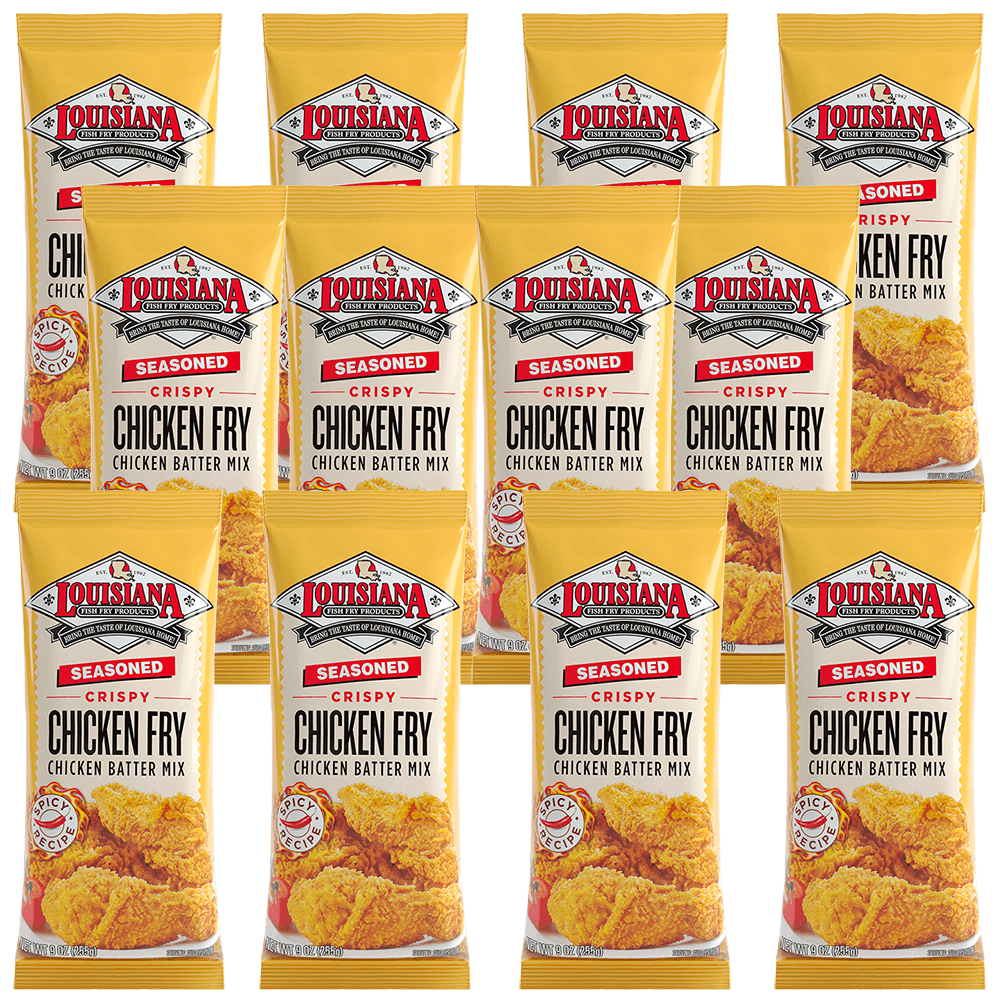 Louisiana Fish Fry Seasoned Chicken Fry 9 oz Pack of 12 - Walmart.com