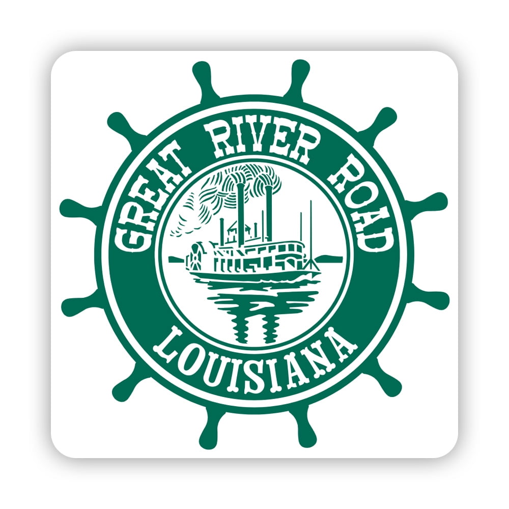 Louisiana Great River Road Highway Sign Sticker Decal - Self Adhesive ...