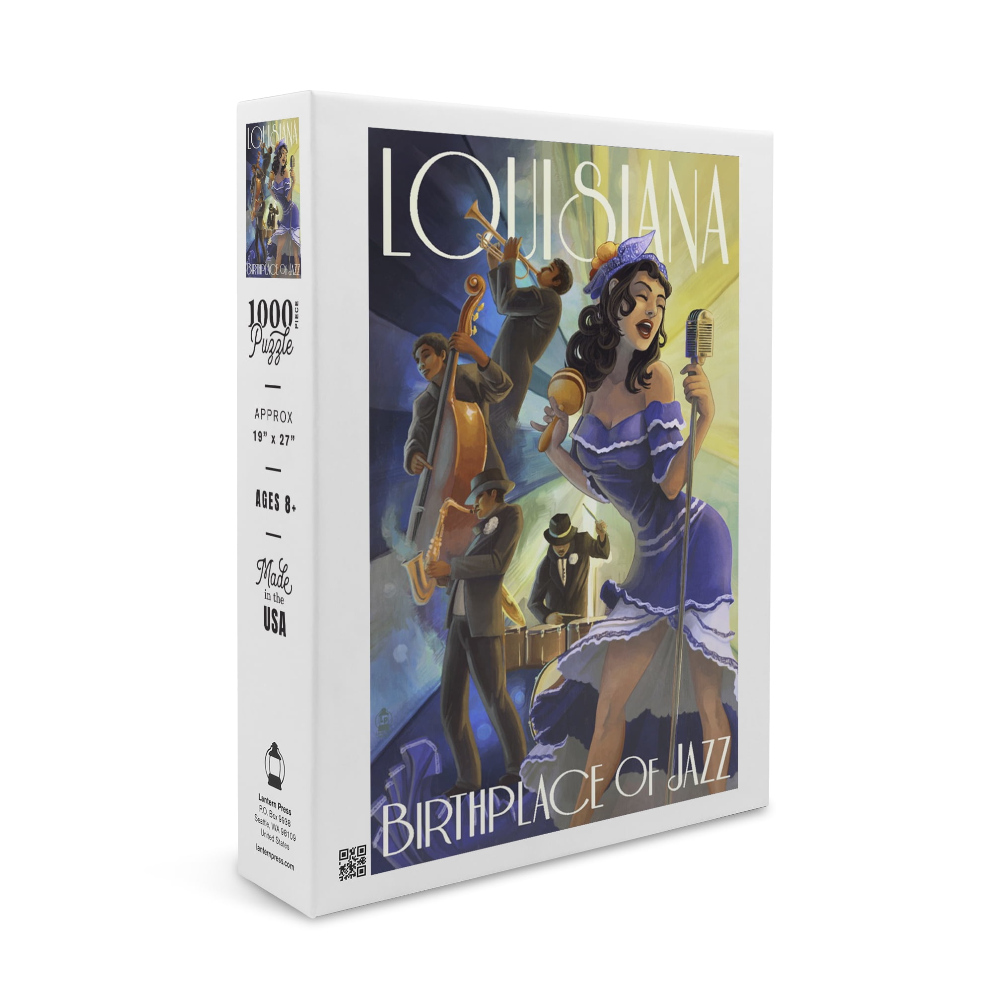Louisiana, Jazz Scene (1000 Piece Puzzle, Size 19x27, Challenging ...