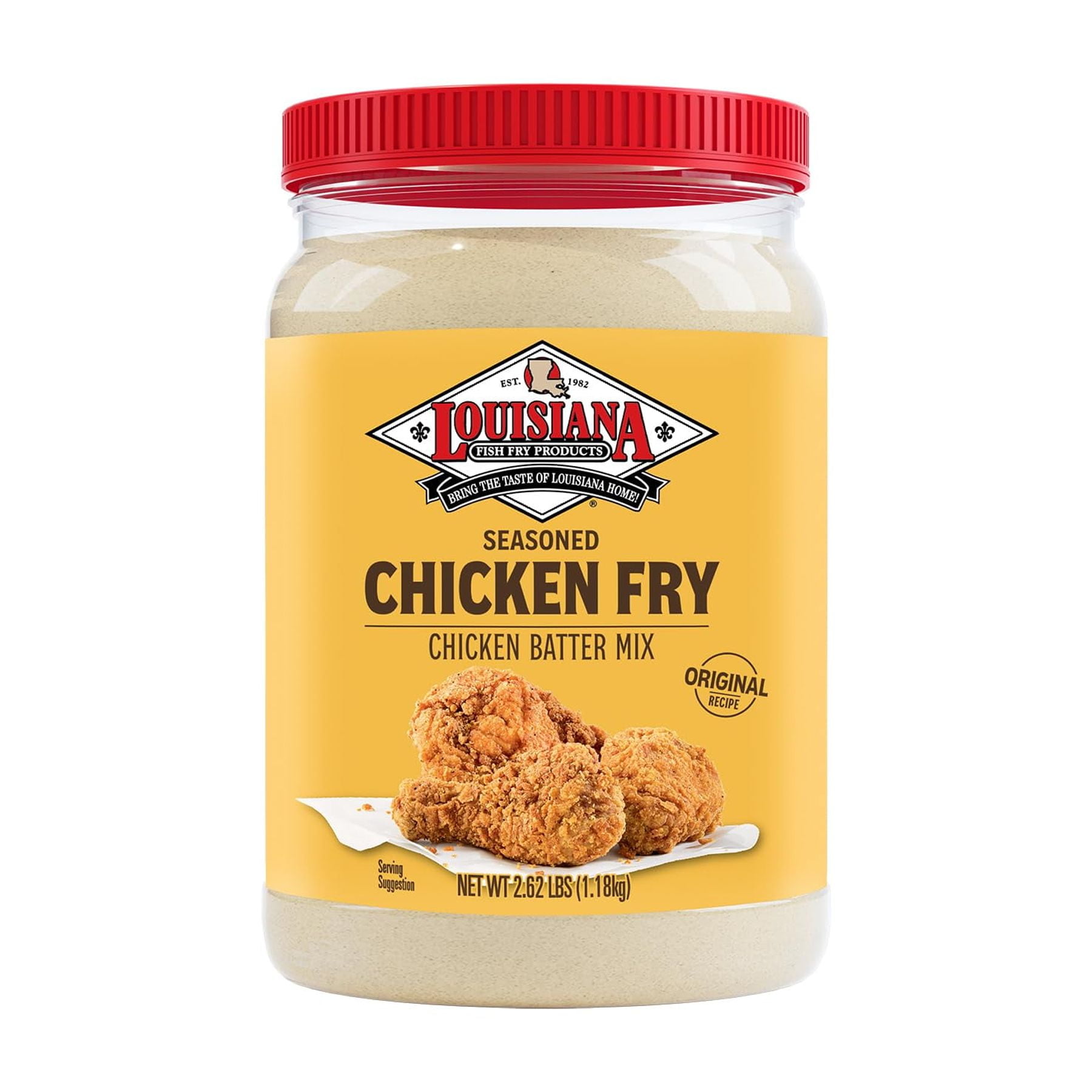 Louisiana Seasoned Chicken Fry HMF23 Batter Half Gallon - Southern ...