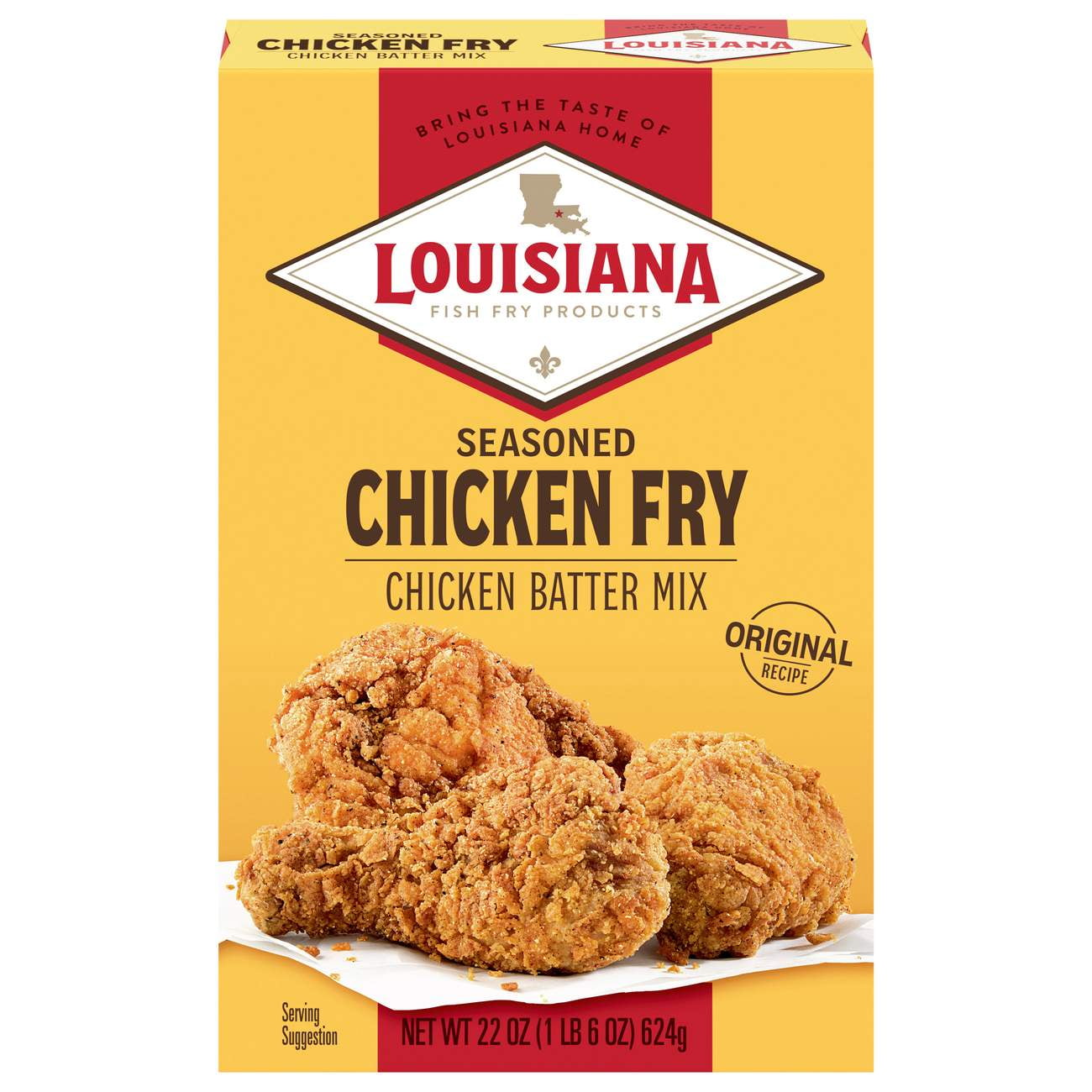 Louisiana Seasoned Crispy Chicken Fry Chicken Batter Mix 22 oz - Crispy ...