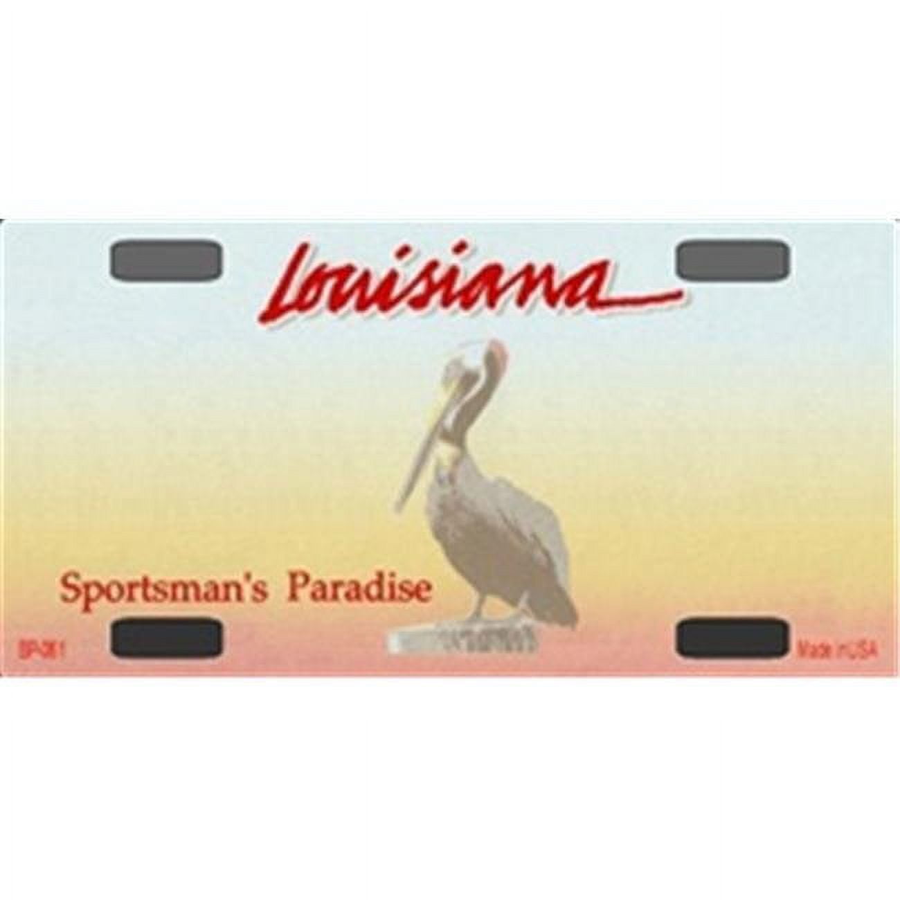 Louisiana State Background Blanks Flat- Bicycle License Plates Blanks ...