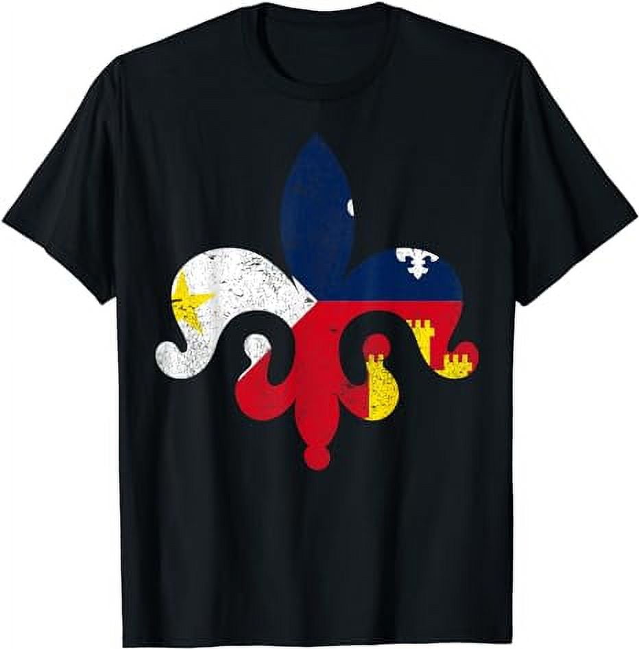 Louisiana State New Orleans Mardi Gras Creole Cajun Culture T-Shirt ...