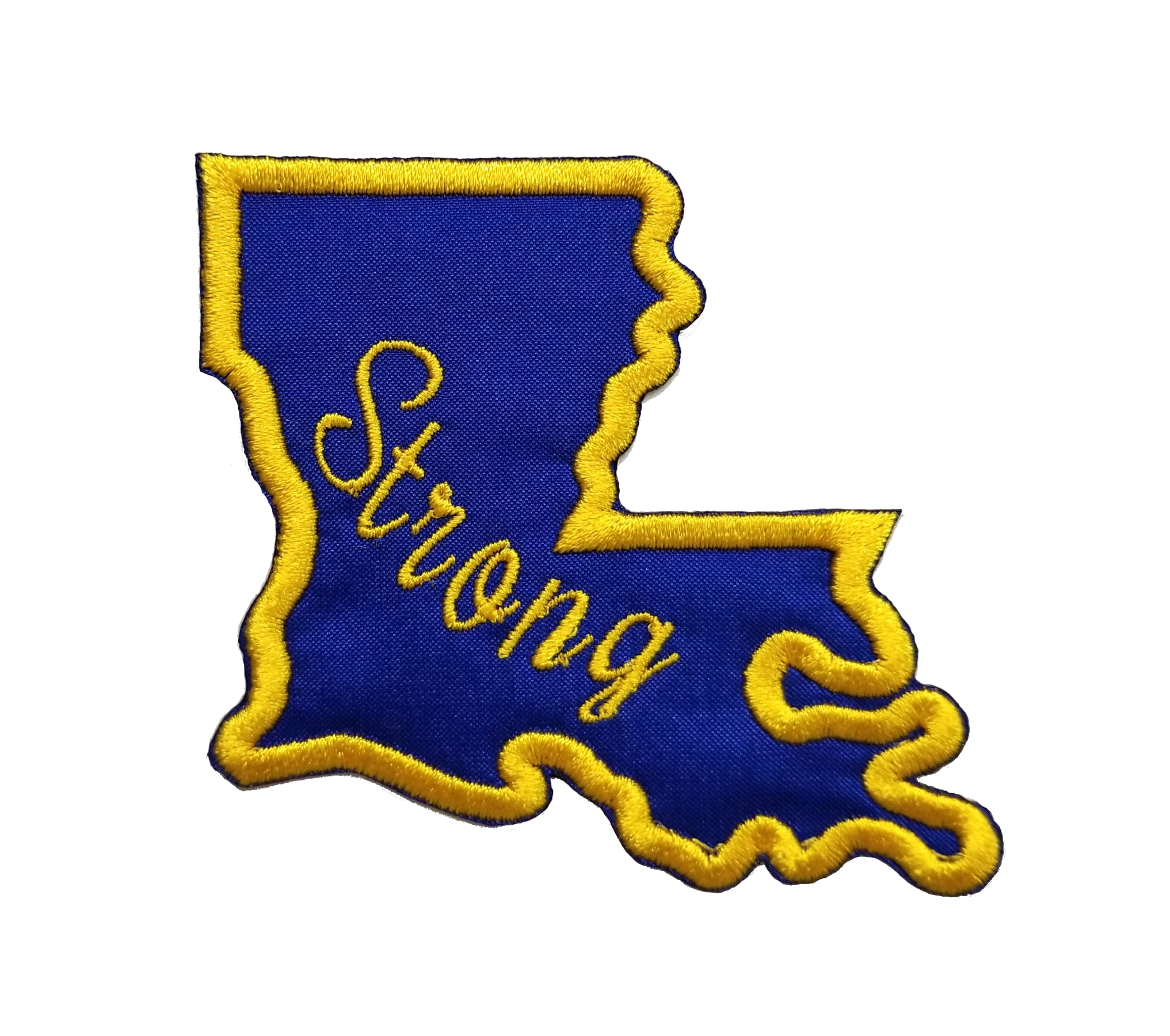 Louisiana Strong New Orleans Embroidered Iron On Patch - Walmart.com