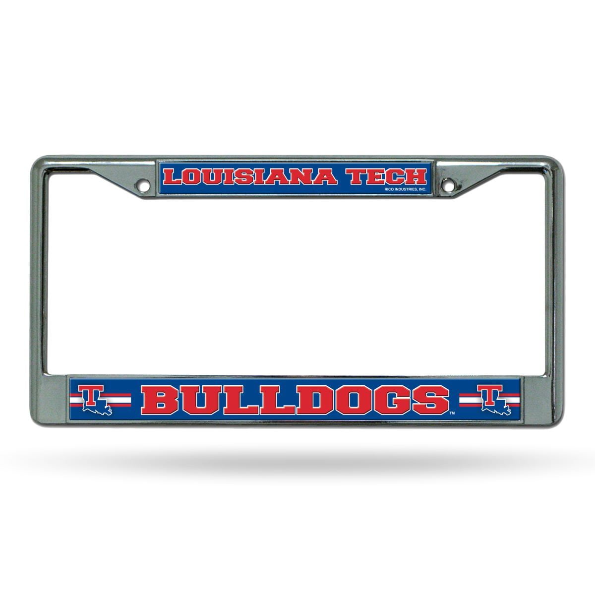 Louisiana Tech Bulldogs Chrome Metal License Plate Frame - Walmart.com