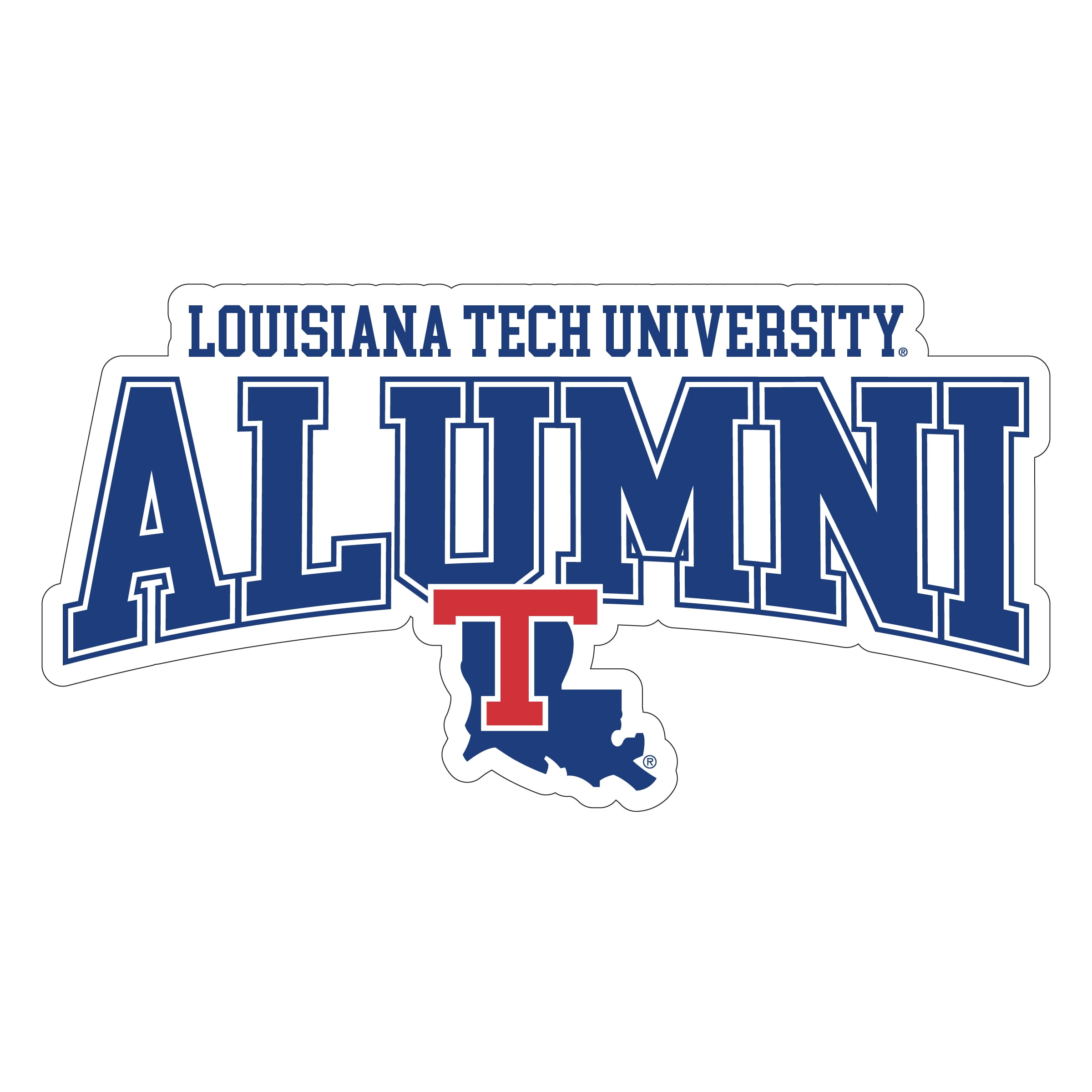 Louisiana Tech Bulldogs Laser Cut Alumni Vinyl Sticker - Officially ...