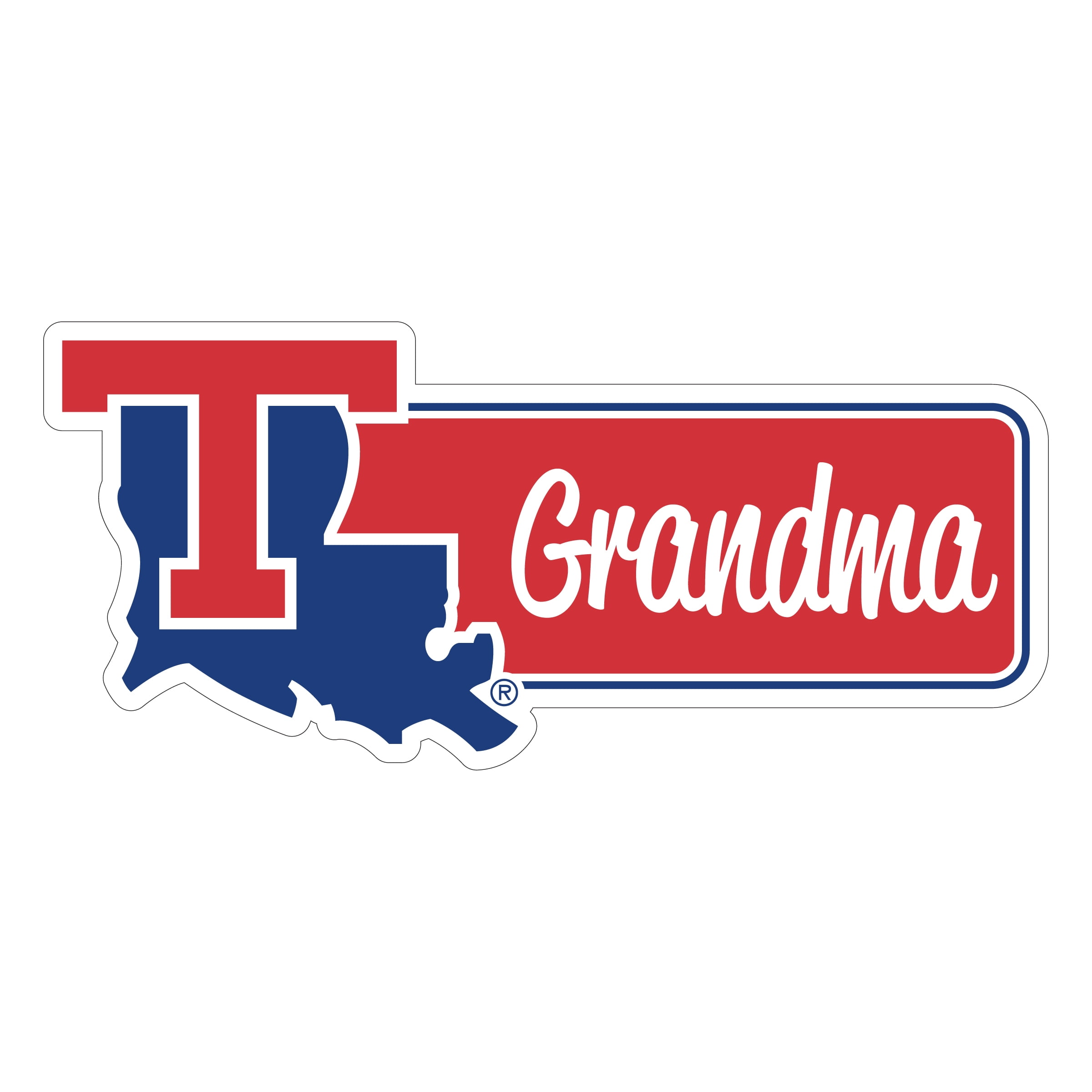 Louisiana Tech Bulldogs Proud Grandma Die Cut Decal Officially Licensed ...