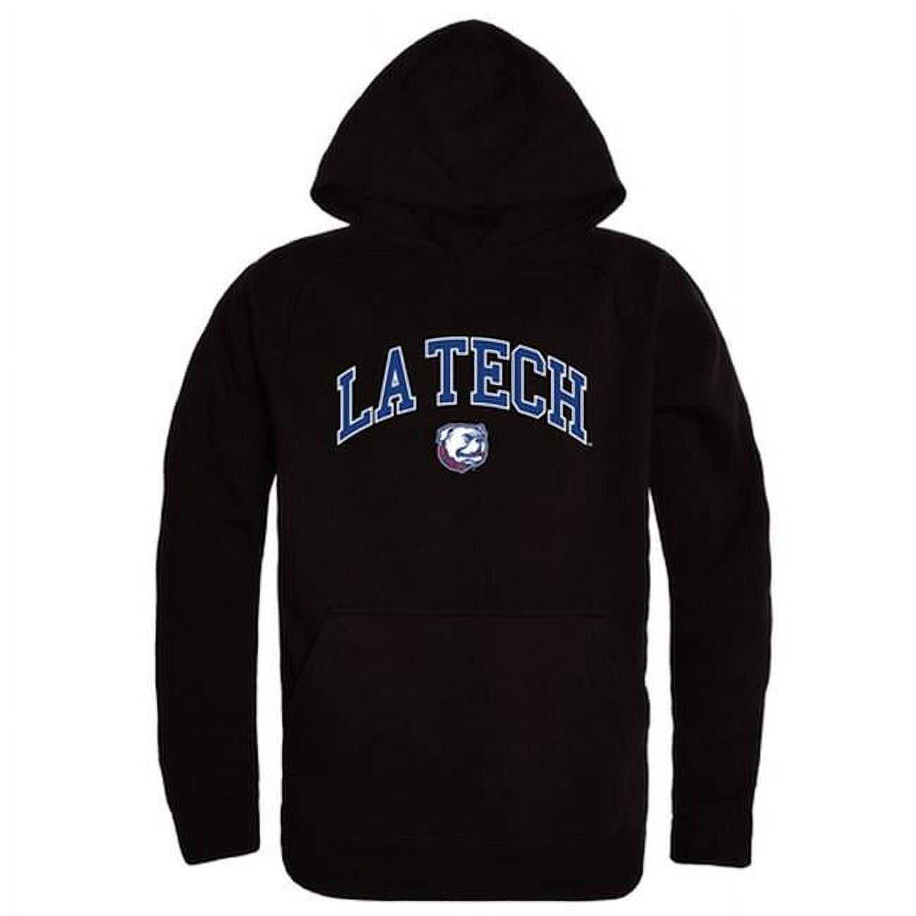 Louisiana Tech University Men Campus Hoodie, Black & White - Extra ...