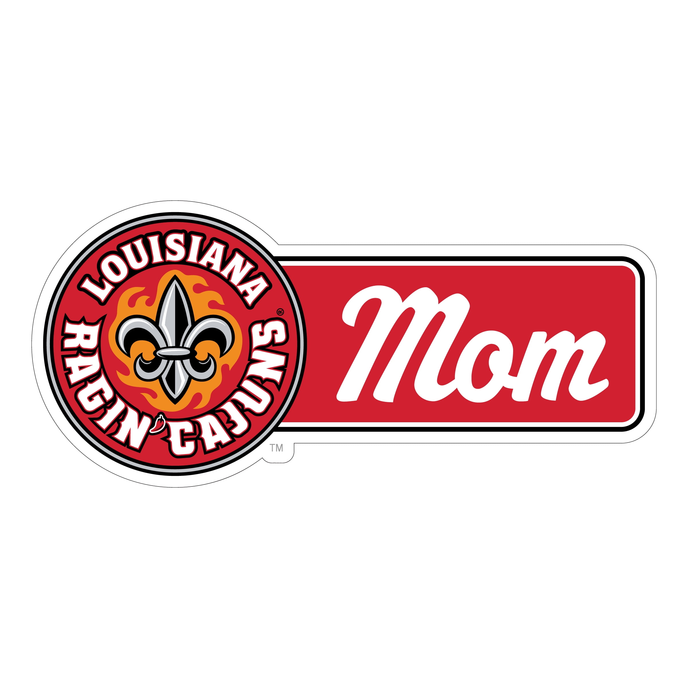 Louisiana at Lafayette Ragin' Cajuns Proud Mom Die Cut Decal Officially ...
