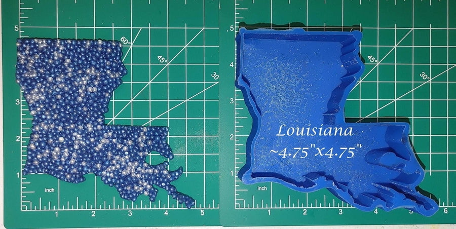 Louisiana - bumpy front - silicone freshie mold - Walmart.com