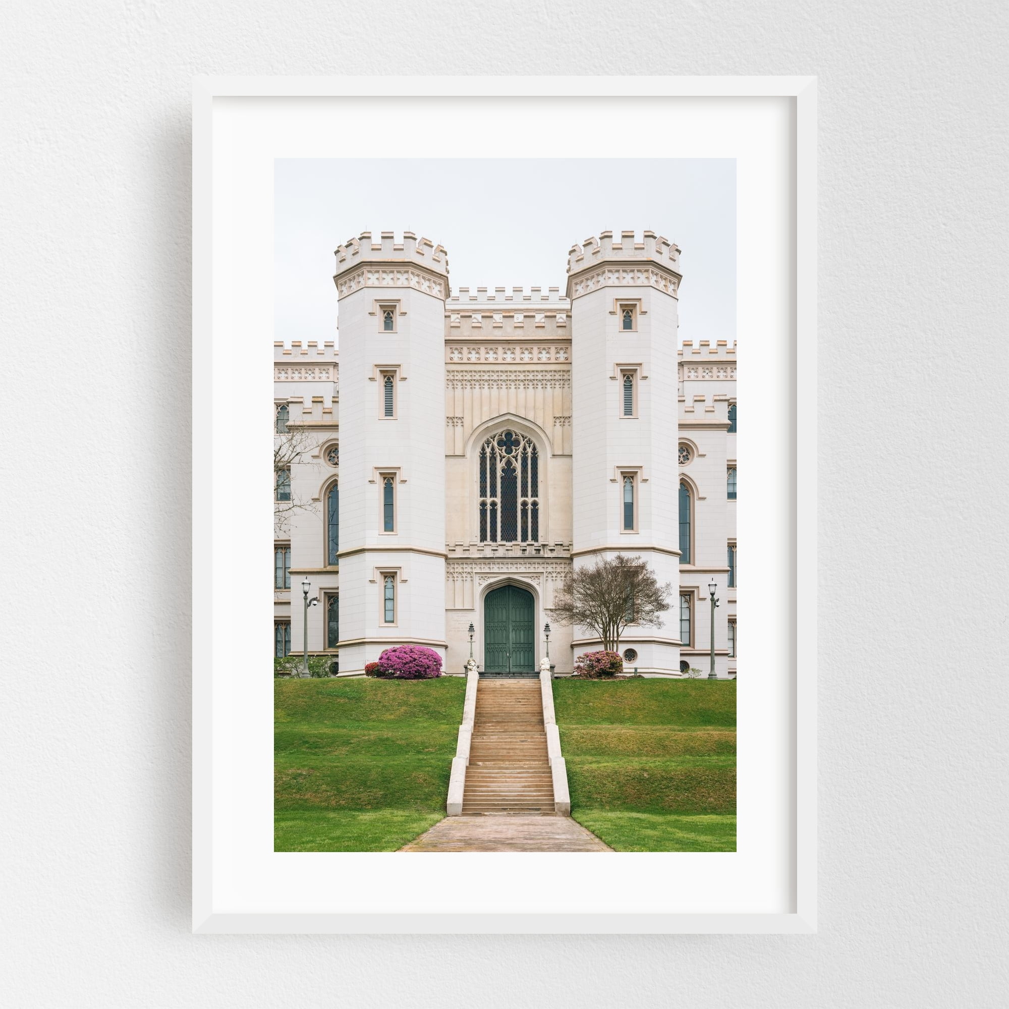 Louisiana's Old State Capitol - Baton Rouge Louisiana Photography White ...