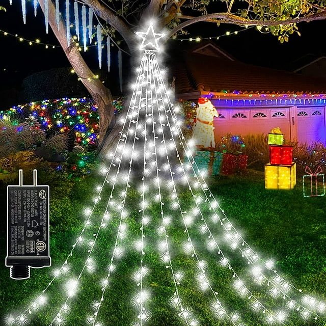 Louist DIY Outdoor Christmas Decoration Star String Sinhoon 350 LED ...