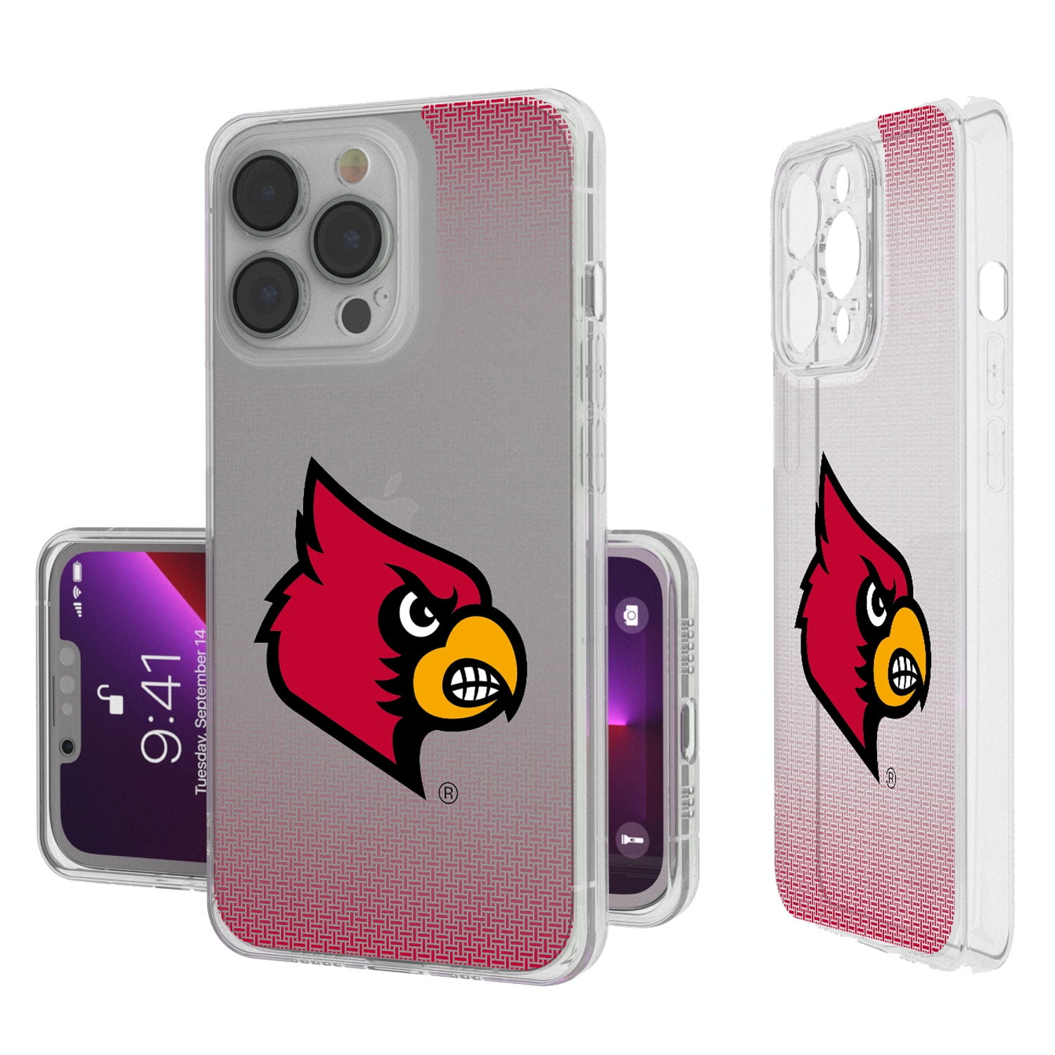 Louisville Cardinals Linen Logo iPhone Clear Case - Walmart.com