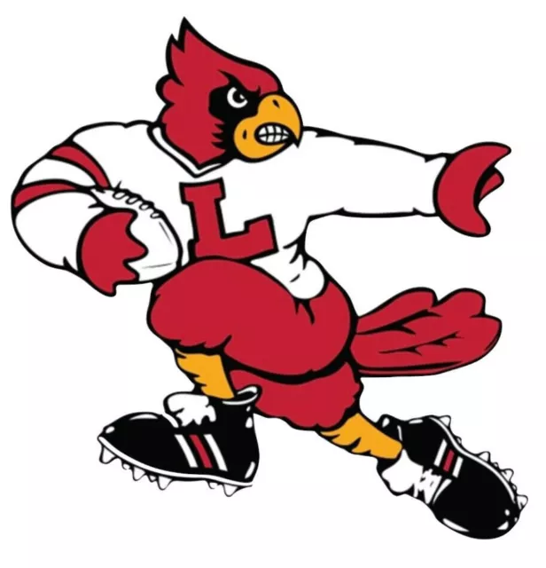 Louisville College Bird Mascot Football Sticker Baseball Sticker ...