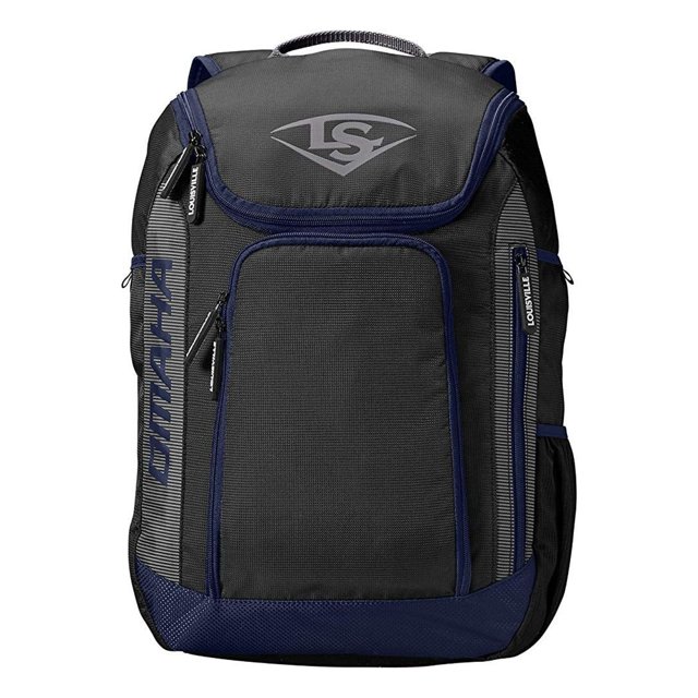 Louisville Slugger Omaha Stick Baseball Backpack Navy - Walmart.com