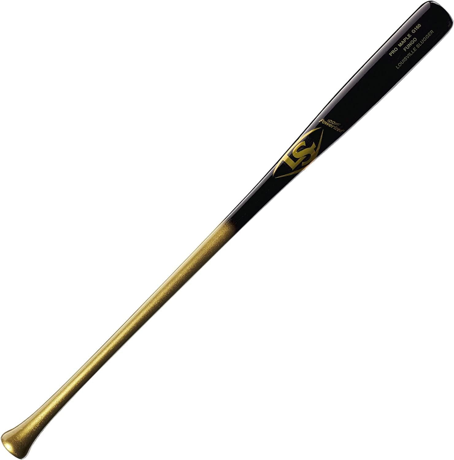 Louisville Slugger Pro Maple G160 Wood Fungo Bat - Black/Gold - Walmart.com