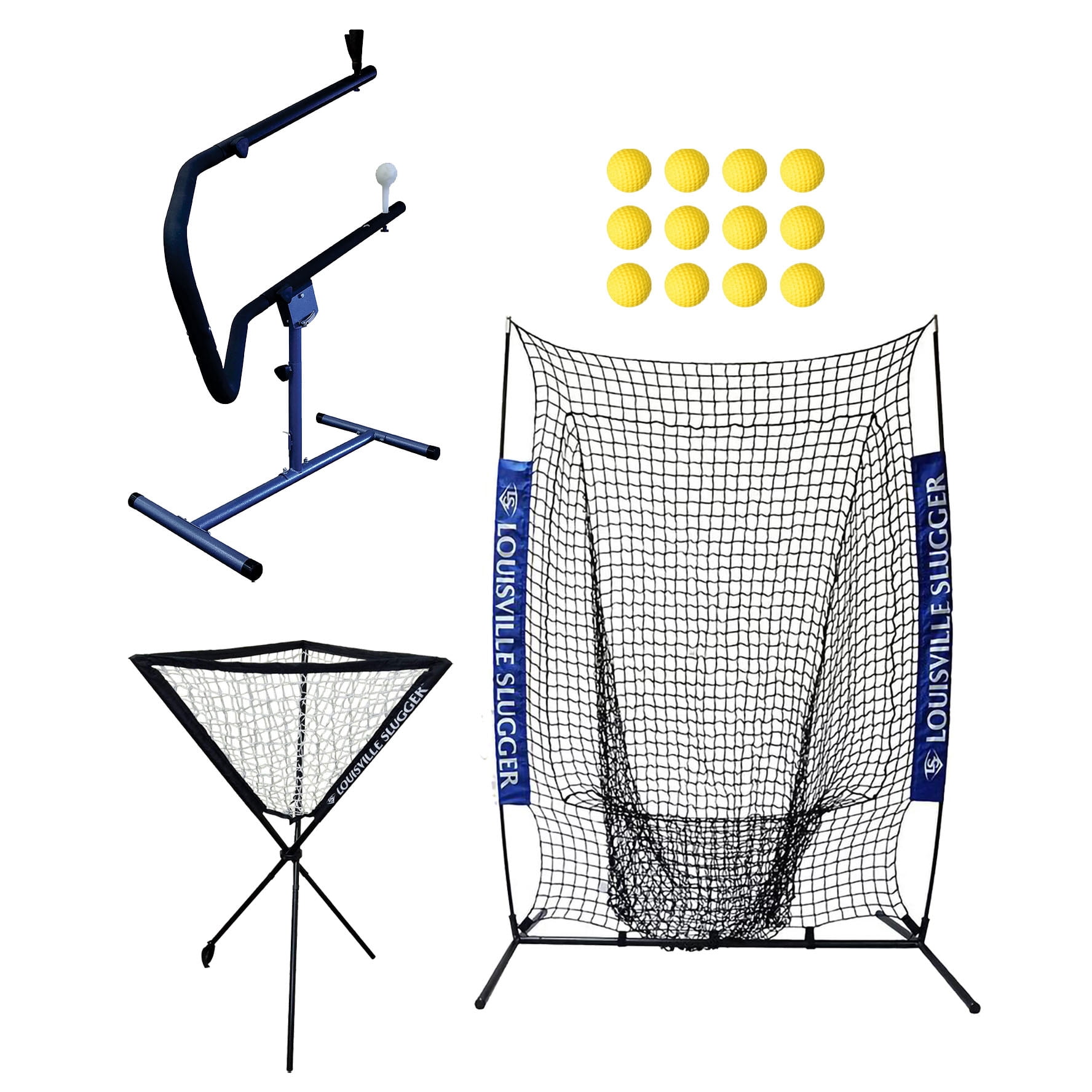 Louisville Slugger Ultra Instructo Swing Batting Tee, Flex Sock Net ...
