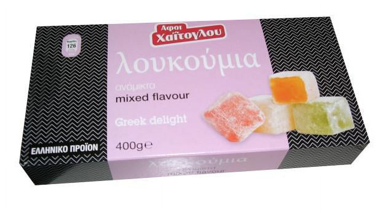 Loukoumi Greek Delight Mixed Flavors (Xaitoglou) 400g - Walmart.com