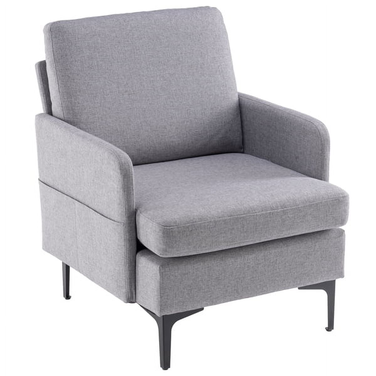 Lounge Chair, Comfy Single Sofa Accent Chair for Bedroom Living Room ...