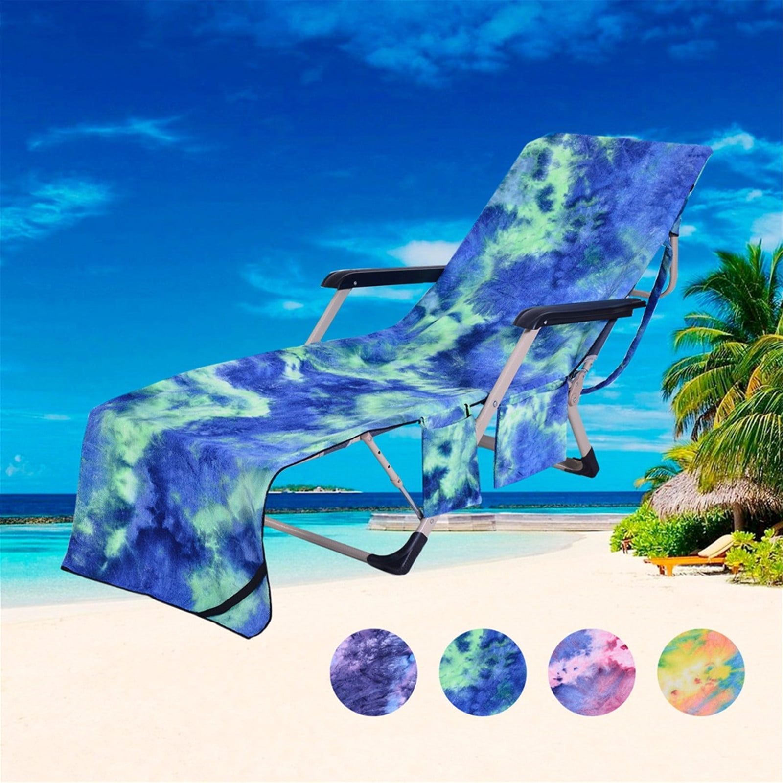 Lounge Chair Towel Beach Towel Microfiber Pool Lounge Chair Cover Beach ...
