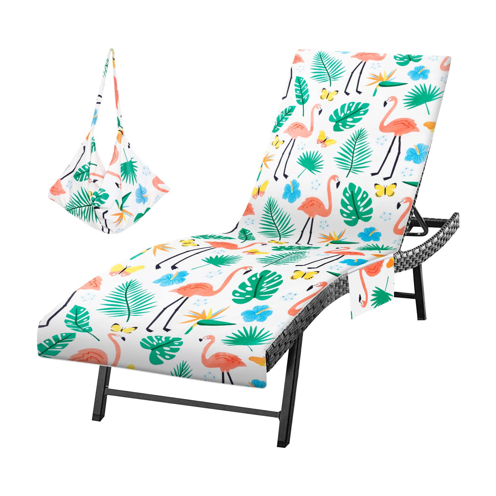 Lounge Chair Towel Cover 83inch Absorbent Microfiber Beach Chair Covers ...