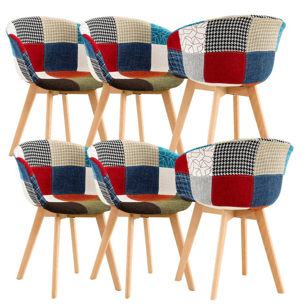 Lounge Chair, Tufted Linen Dining Room Chairs, Parsons Chairs with ...