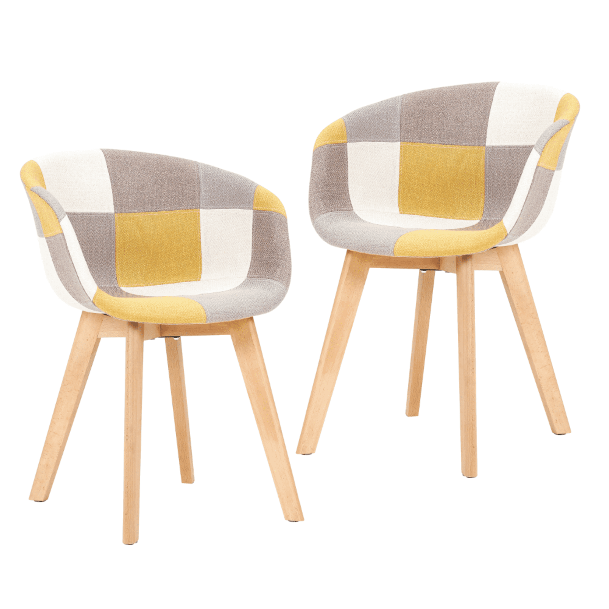 Lounge Chair, Tufted Linen Dining Room Chairs, Parsons Chairs with ...