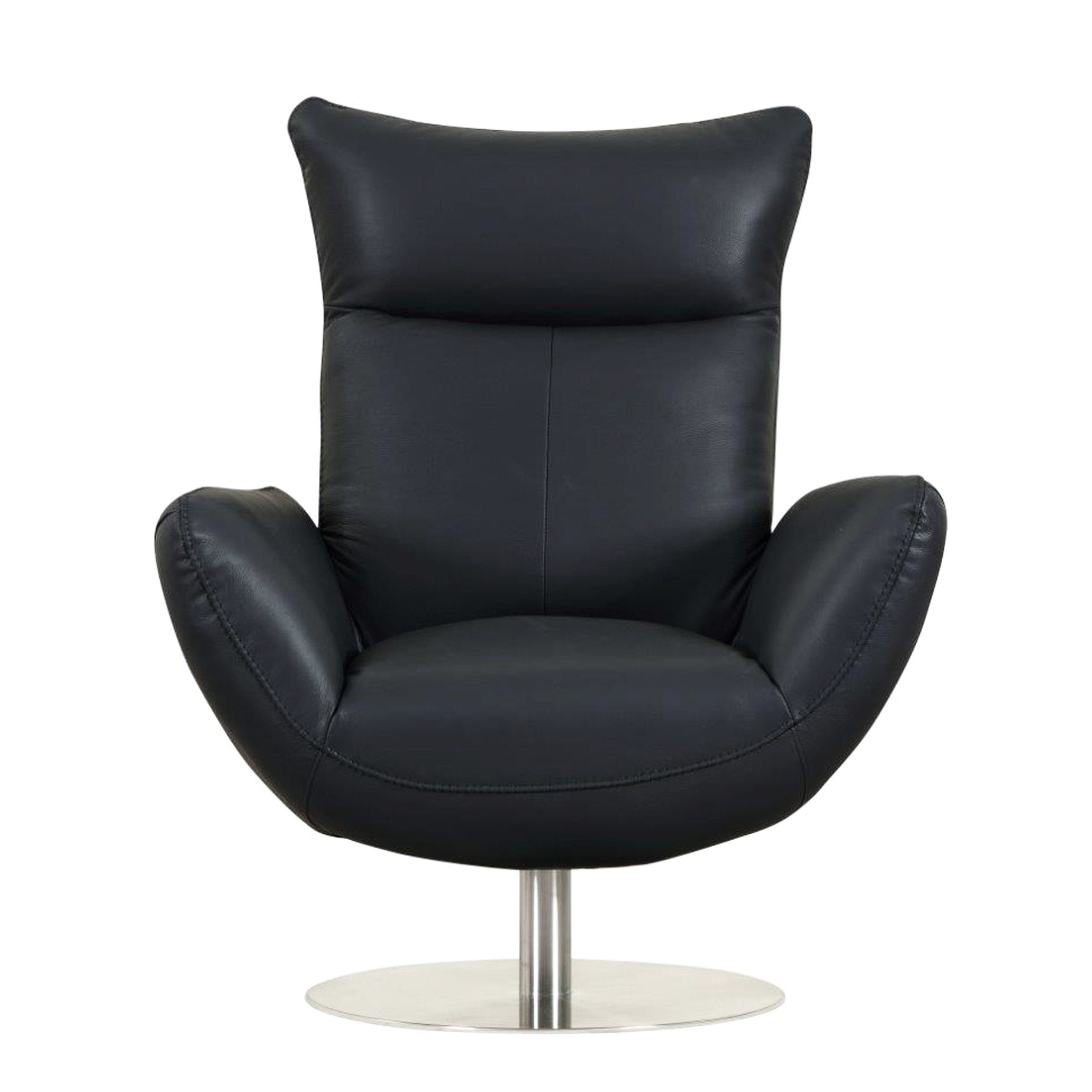 Lounge Chair with Solid Brazilian Wood Frame and Italian Leather for ...