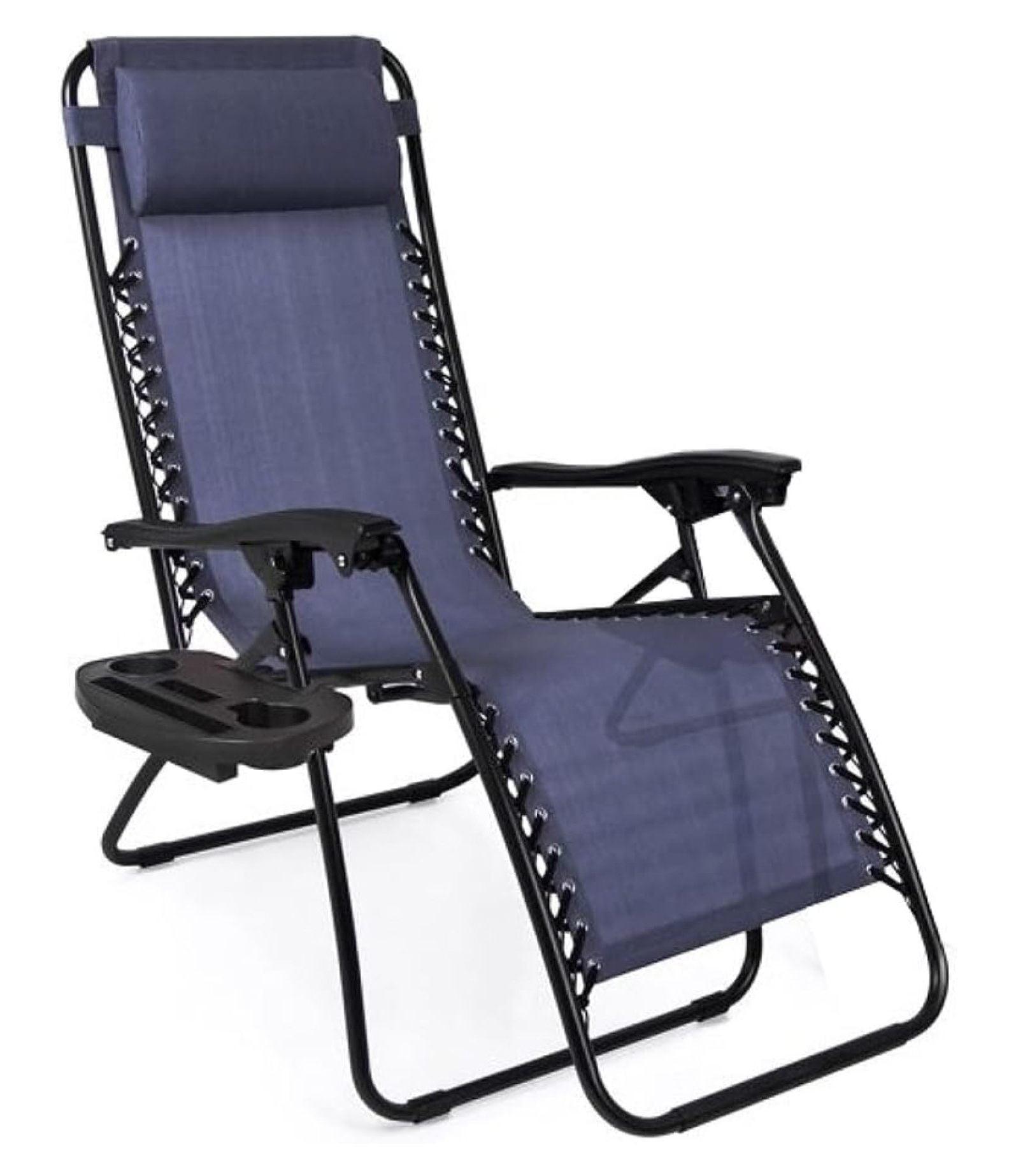Lounge Chairs Outdoor Adjustable Reclining Patio Chair Steel Mesh ...